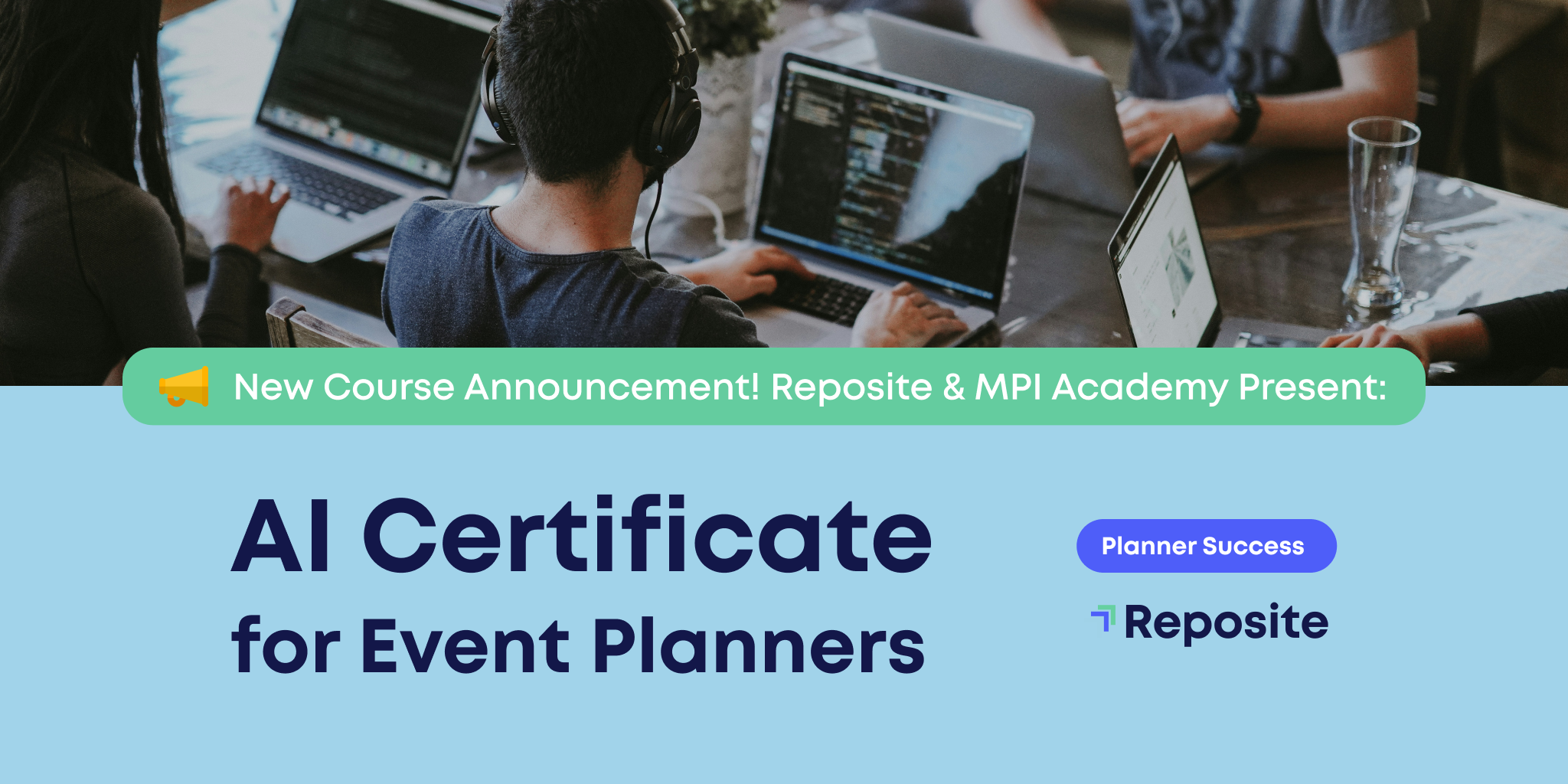 Reposite and MPI Academy Unveil a Groundbreaking AI Certificate for Event Planners